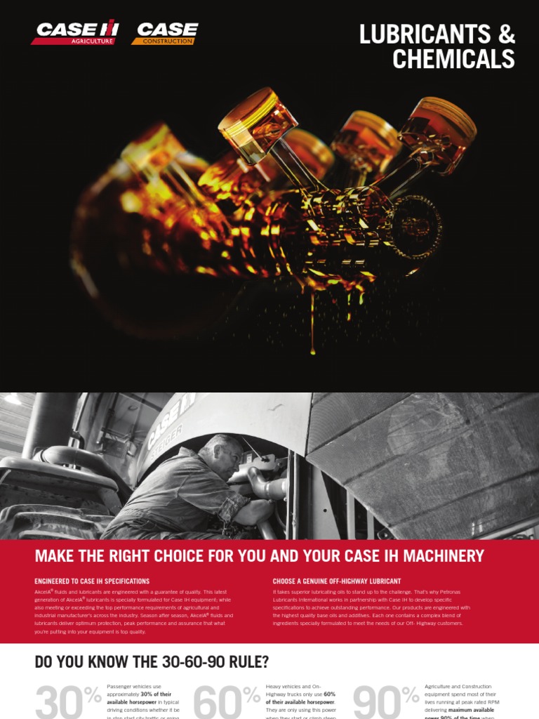 Lista de Fluidos Case | PDF | Motor Oil | Lubricant