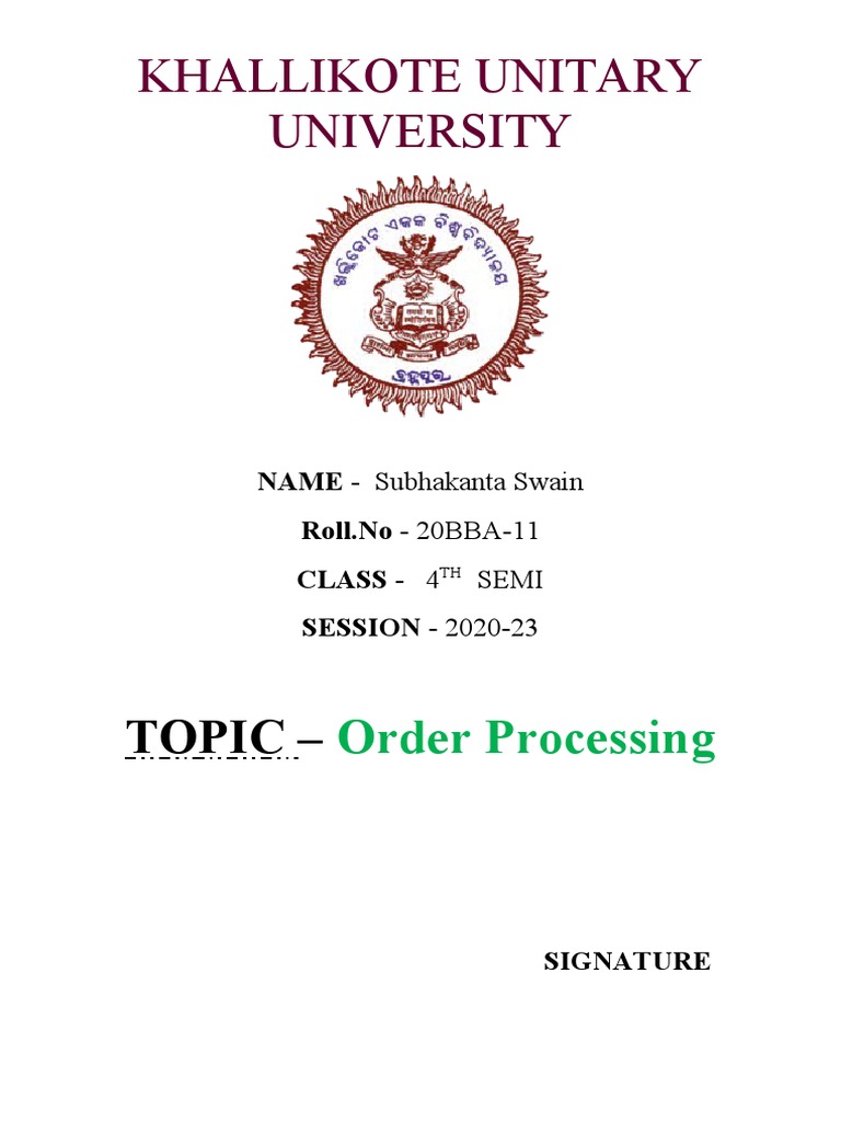 Subhakanta Project | PDF