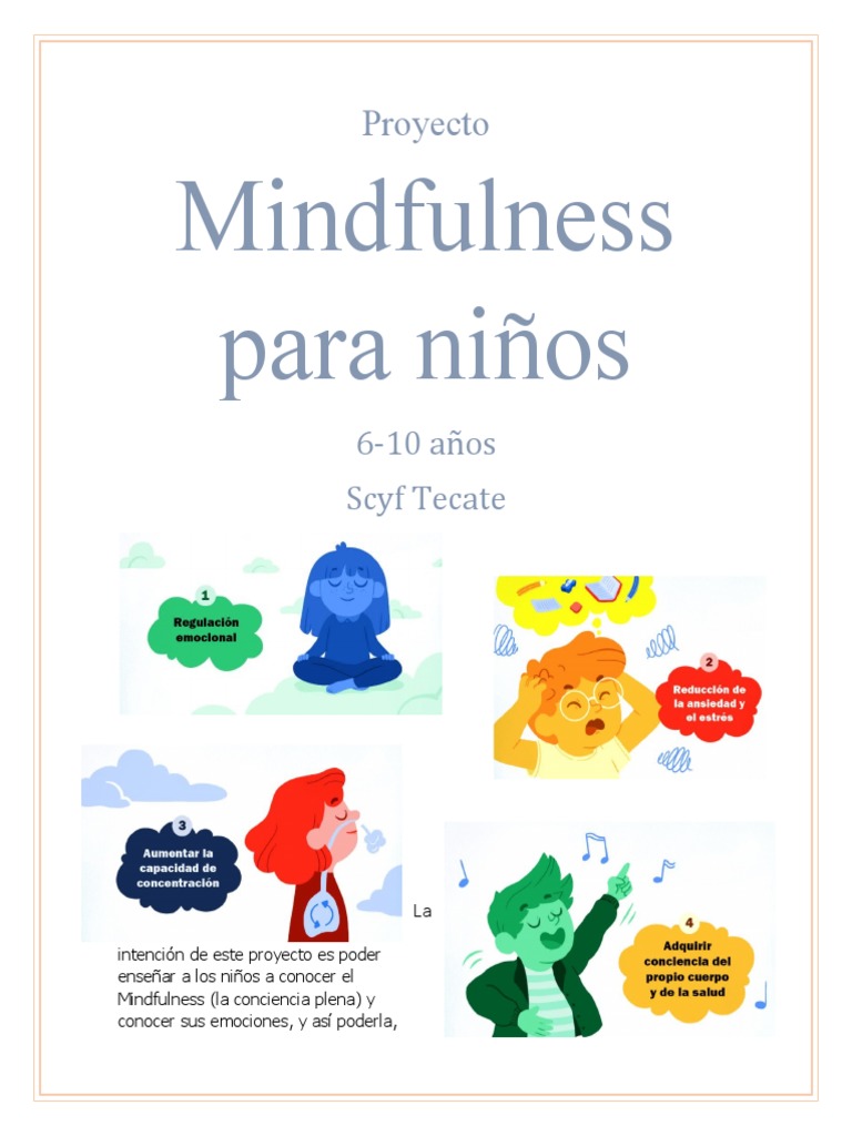 Proyecto Scyf Mindfulness | PDF | Las emociones | Meditación