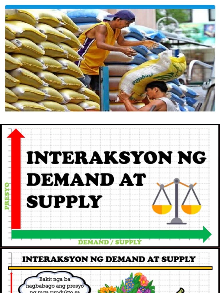 Interaksiyon NG Demand at Suplay | PDF