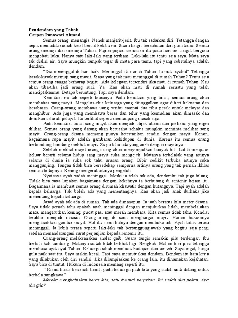 Pendendam Yang Tabah | PDF