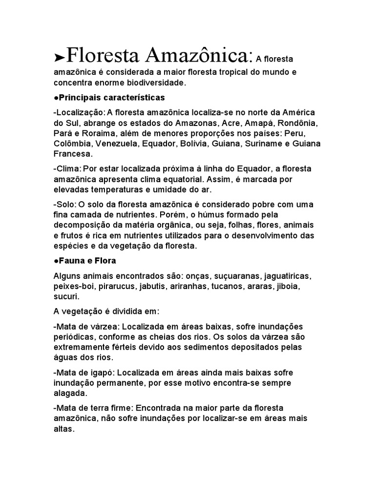 Principais biomas e ecossistemas do Brasil: características, fauna e ...