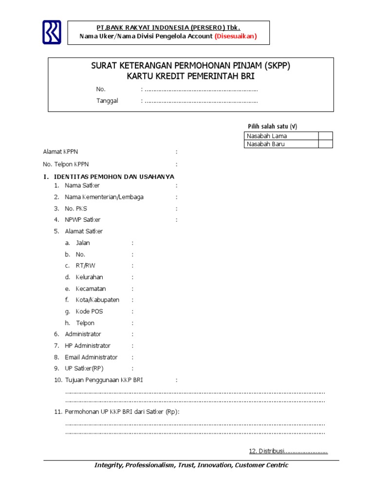 Draft SKPP, Rekomendasi, Mak Dan PTK Kkp-1 | PDF