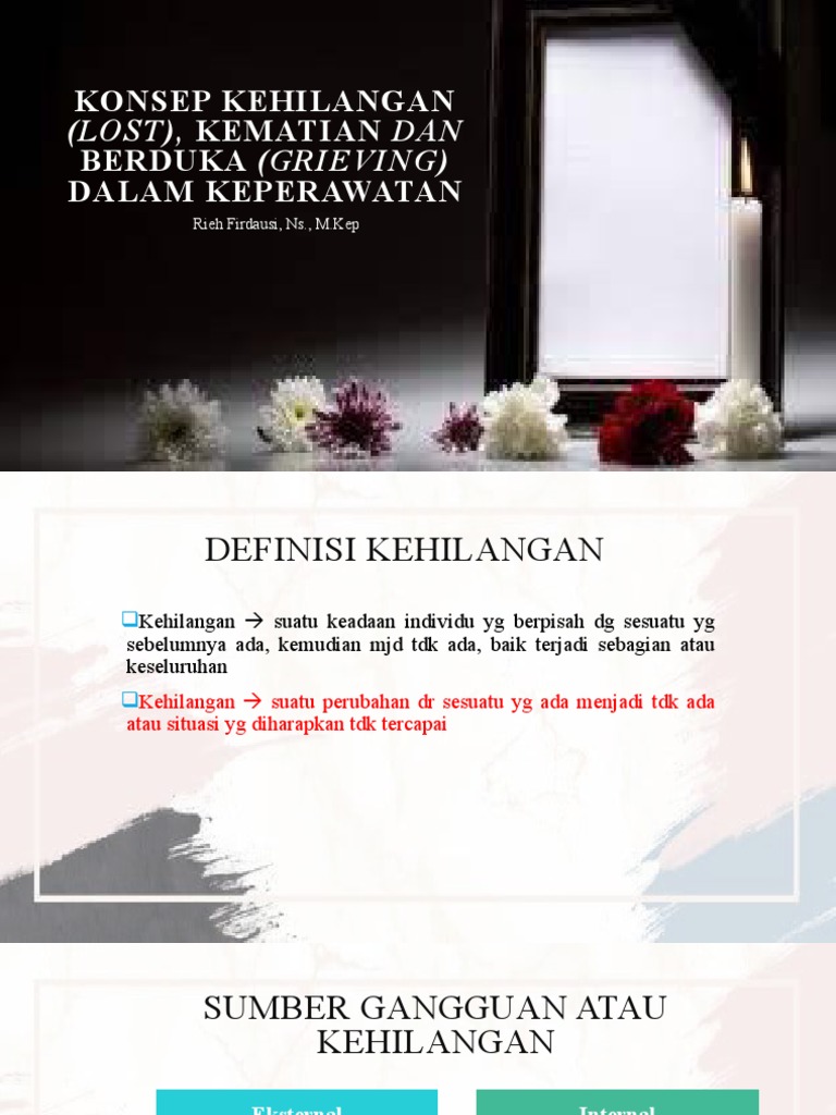 Konsep Kehilangan, Berduka Dan Kematian | PDF