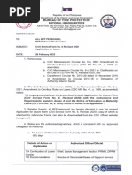 FSED 28F Affidavit of Undertaking (FSIC For Certificate of Occupancy ...