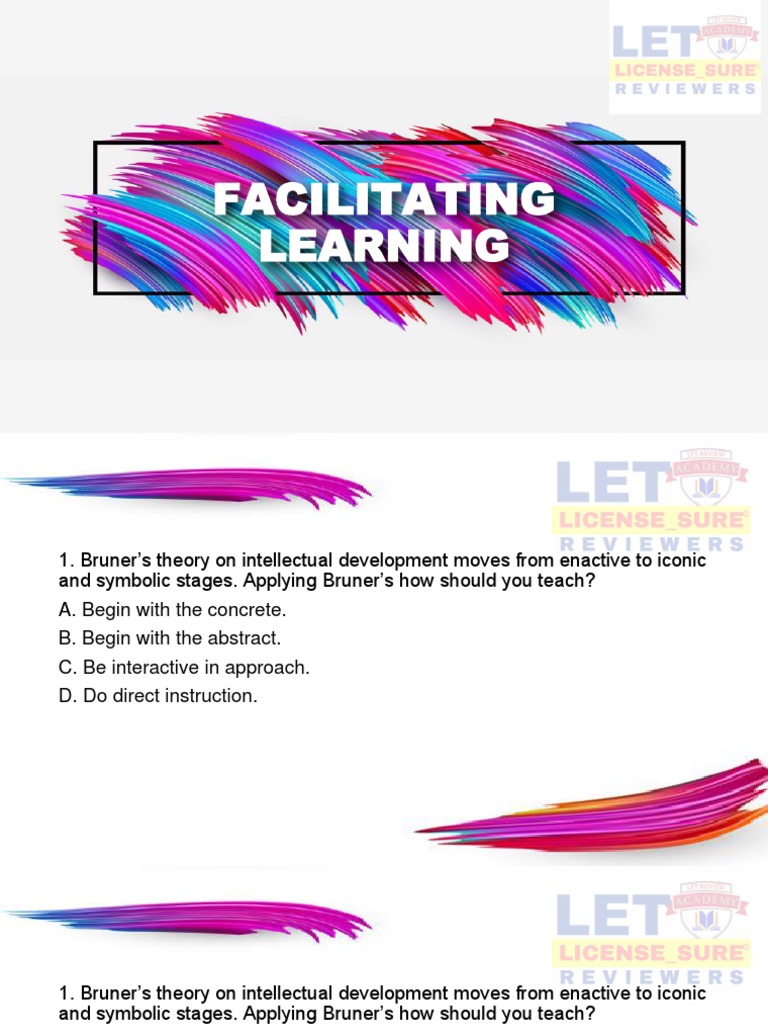 LET Reviewer - Facilitating Learning | PDF | Id | Classical Conditioning