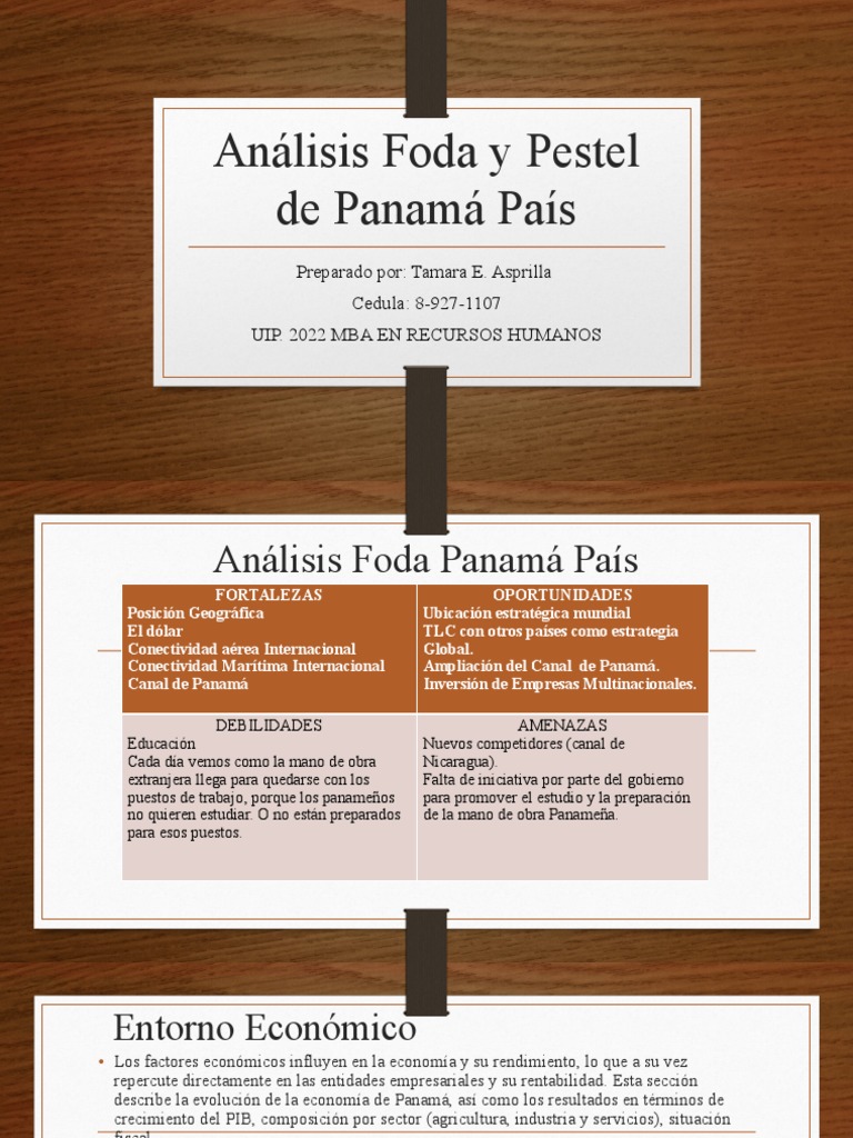 Análisis FODA y PESTEL de Panamá | PDF | Desigualdad económica ...