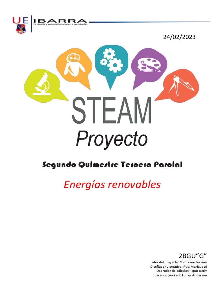 Proyecto Steam | PDF | Corriente eléctrica | Panel solar