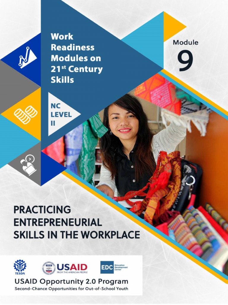 Module 9 - NC II - Practicing Entrepreneurial Skills in The Workplace | PDF | Entrepreneurship ...