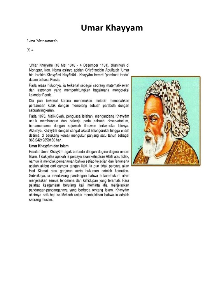 Umar Khayyam | PDF