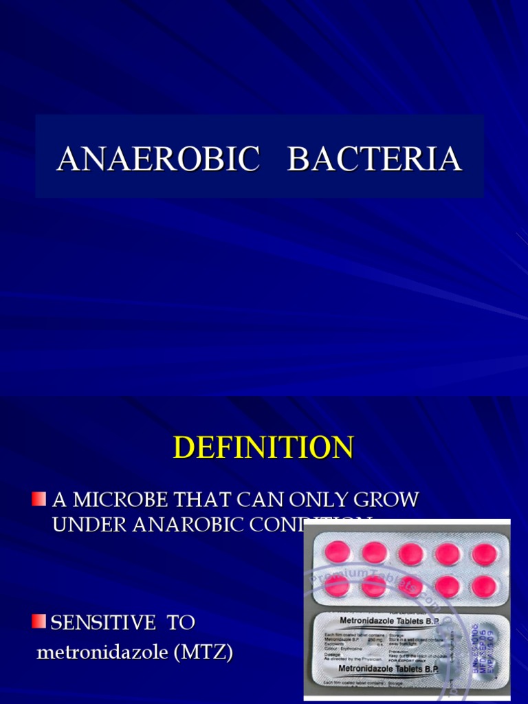9-Anaerobic Bacteria | PDF | Diseases And Disorders | Clinical Medicine