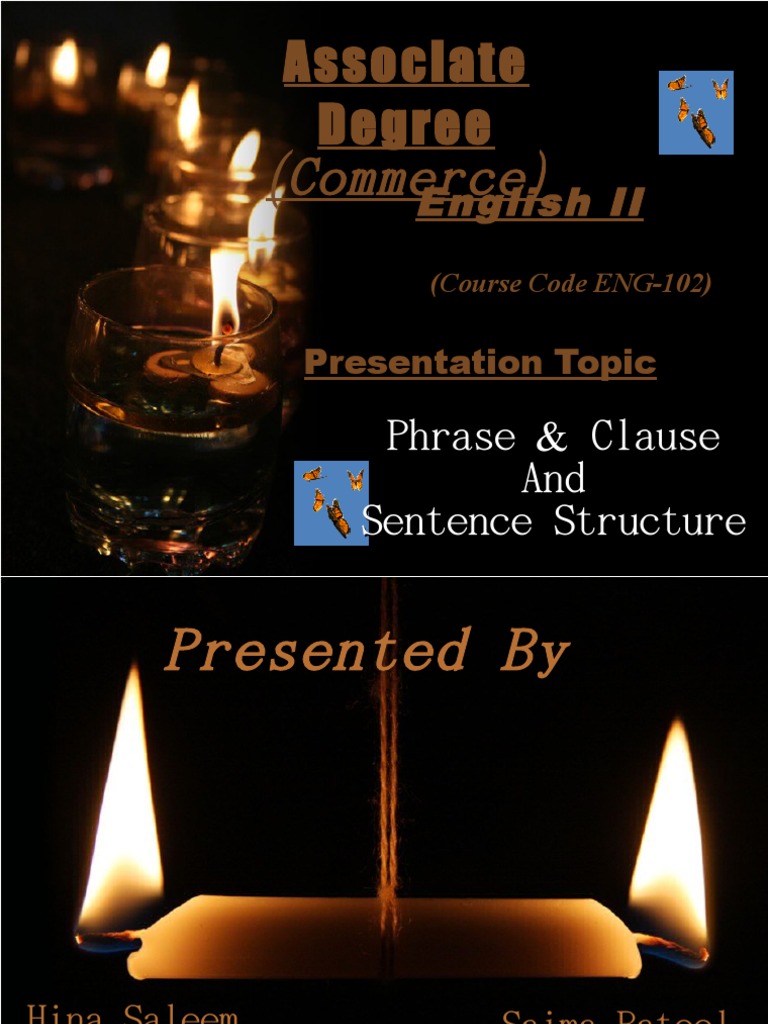 Commerce: Associate Degree | PDF | Sentence (Linguistics) | Subject ...