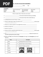 Separating Mixtures Worksheet | PDF