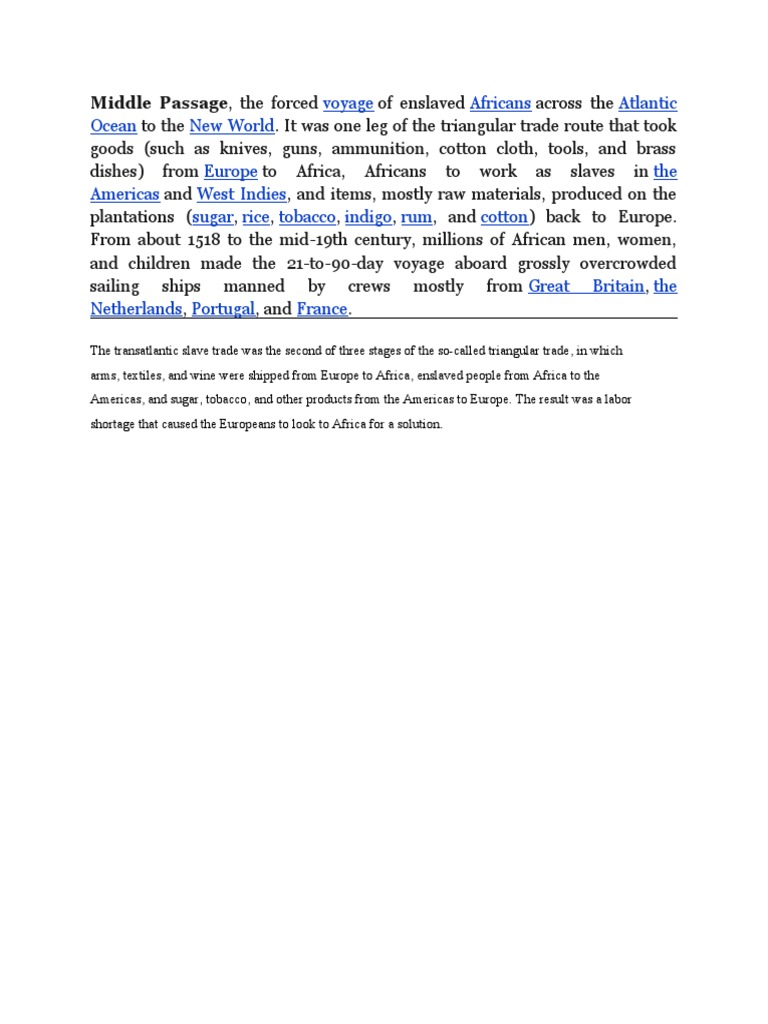 Middle Passage | PDF