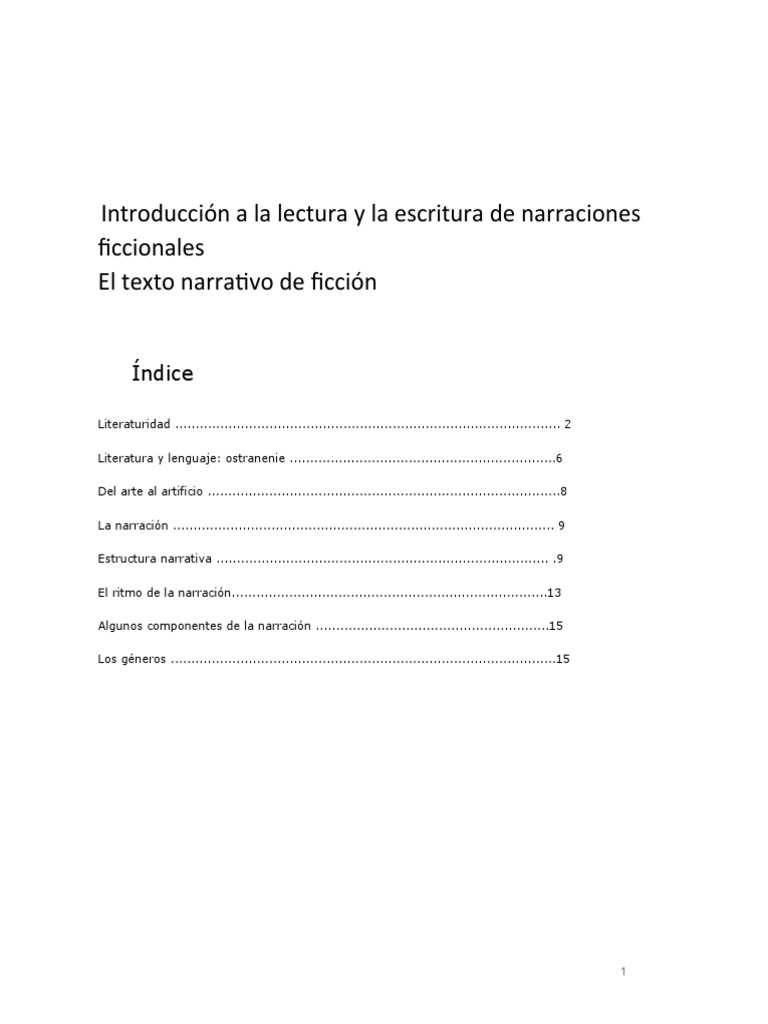Introduccion A Los Estudios Literarios.d | PDF | Narración | Cuentos