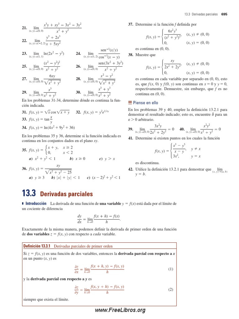 Derivadas Parciales | PDF | Derivado | Pendiente