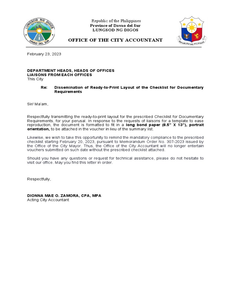 (DRAFT) Invitation To COA | PDF