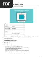 Soal Matematika Kelas 4 Pengukuran Luas Dan Volume | PDF