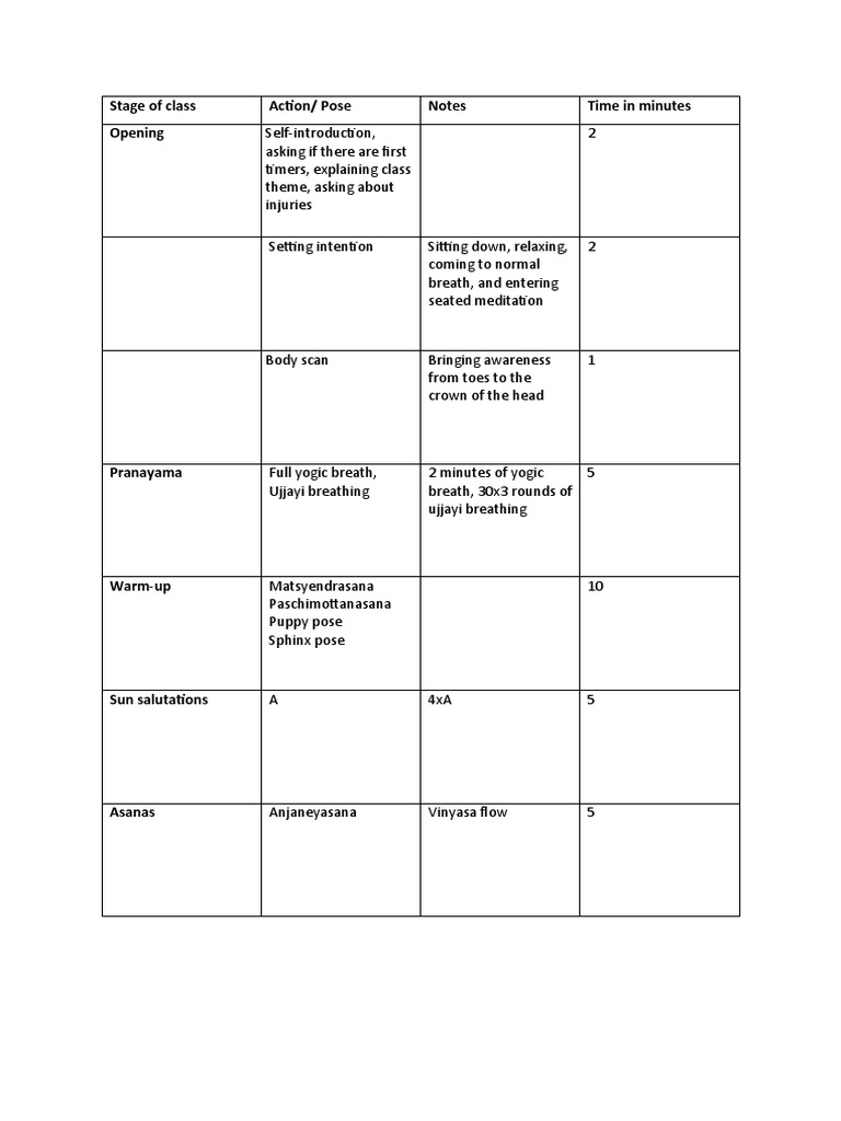 Class Plan PDF