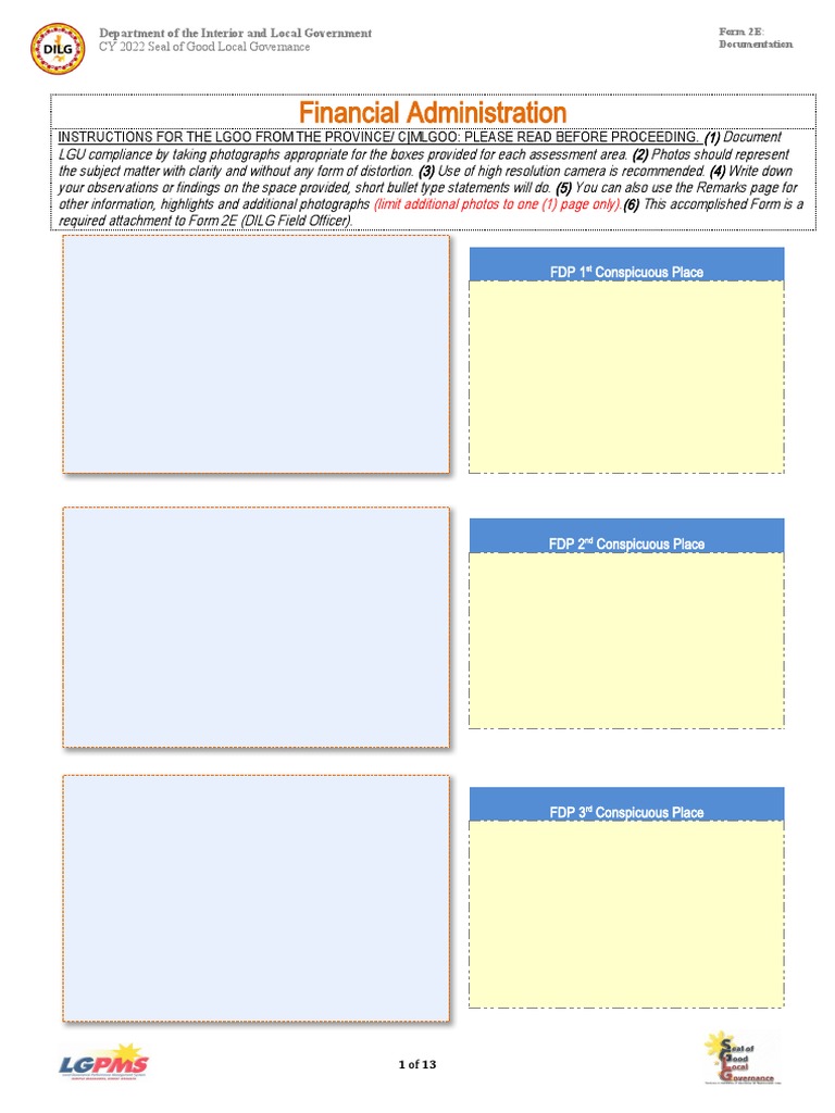 02 Form 2E-Photo-Documentation - MDRRMO | PDF | Accessibility | Photograph