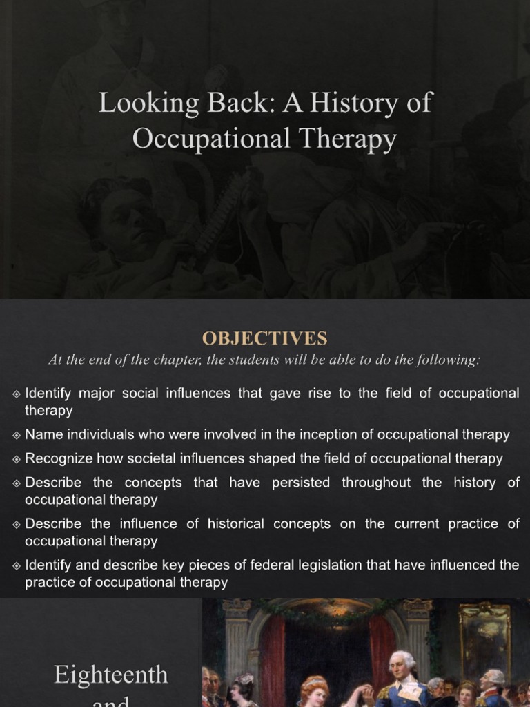 History of Occupational Therapy | PDF