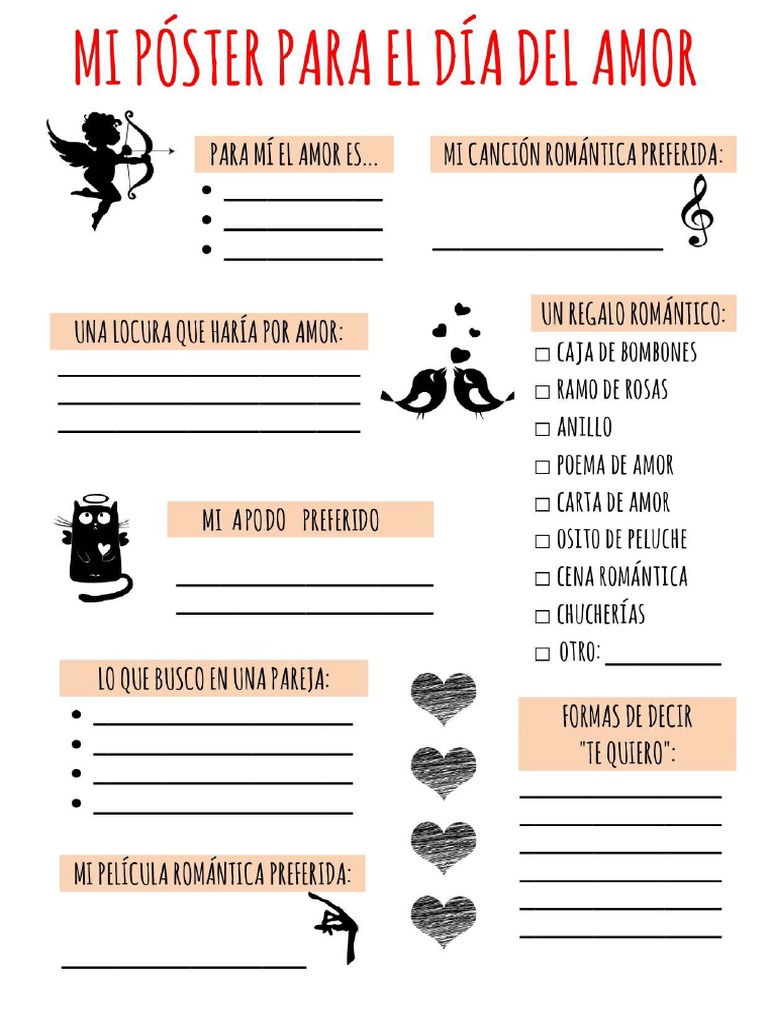 Mi Póster para El Día Del Amor | PDF