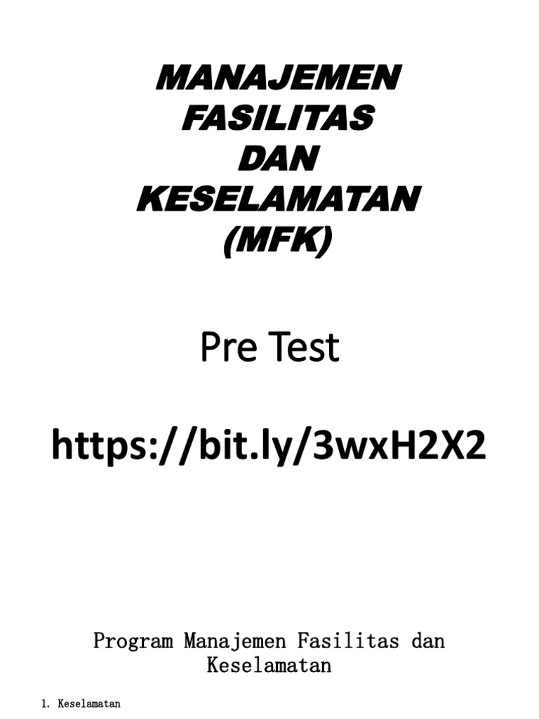 Materi Pelatihan Program MFK 2023 | PDF