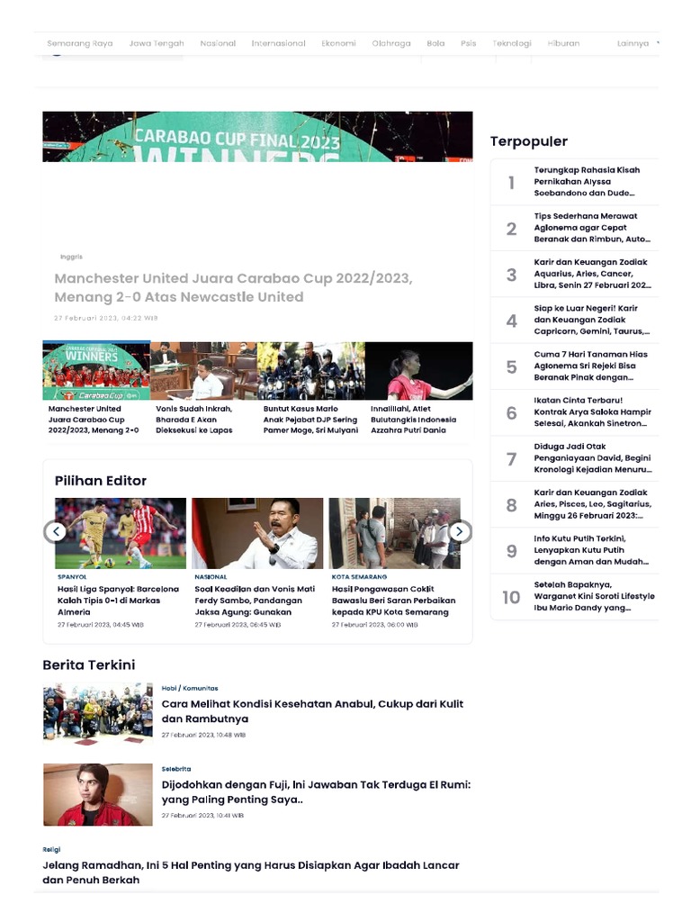 Suara Merdeka Online | PDF
