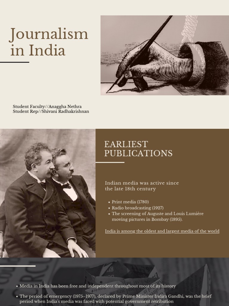 History of Journalism in India | PDF | British Raj