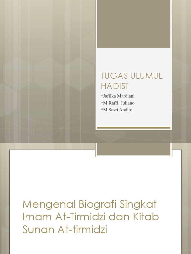 Tugas Ulumul Hadist | PDF