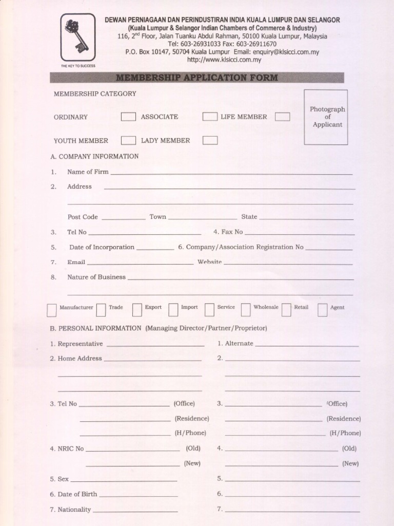 Membership Form | PDF