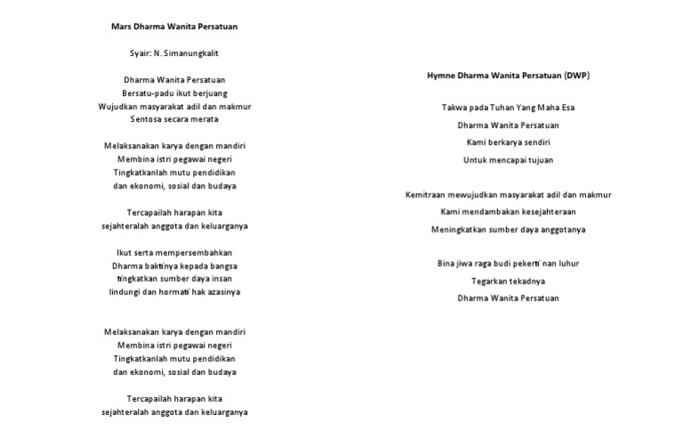 Hymne Dan Mars DWP | PDF