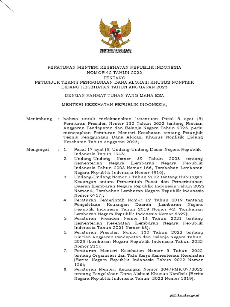 Juknis BOk 2023 | PDF