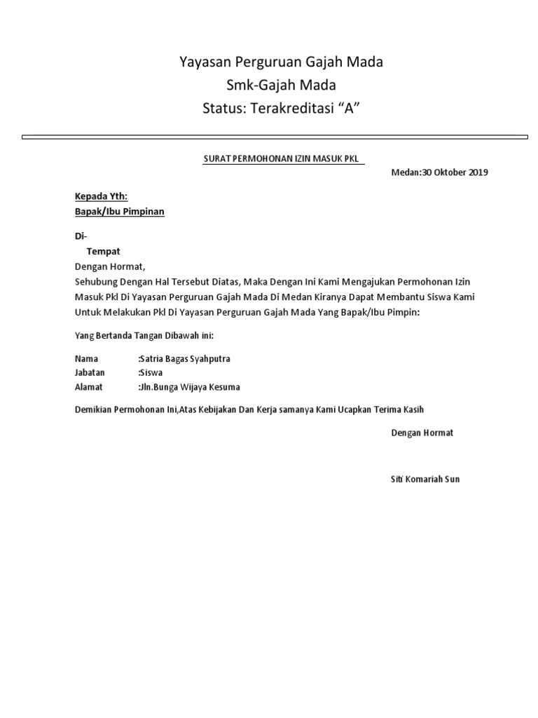 Yayasan Perguruan Gajah Mada | PDF