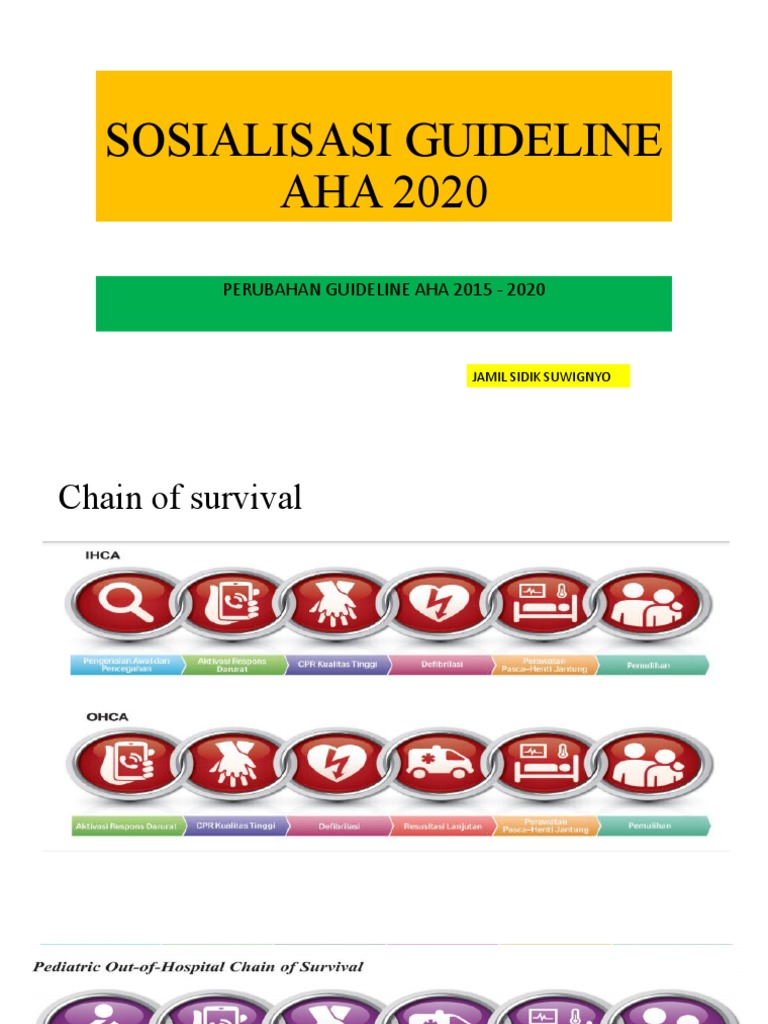 Sosialisasi Guideline Aha 2020 | PDF