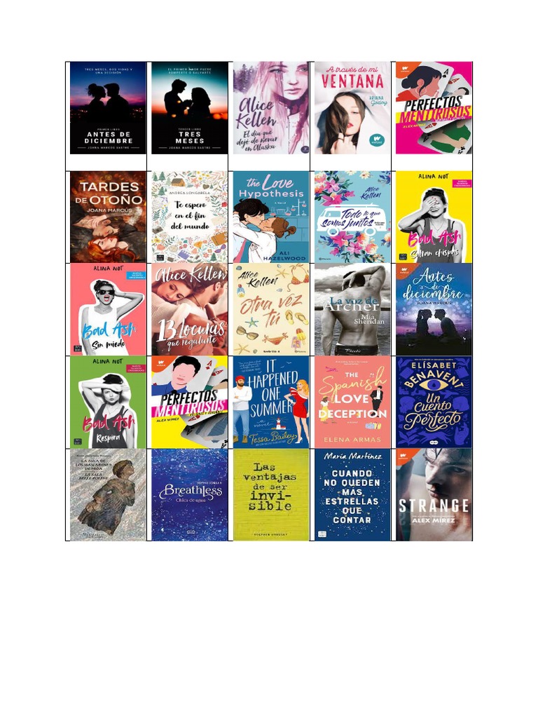 Plantillas de Portadas de Libros para Imprimir 2 | PDF