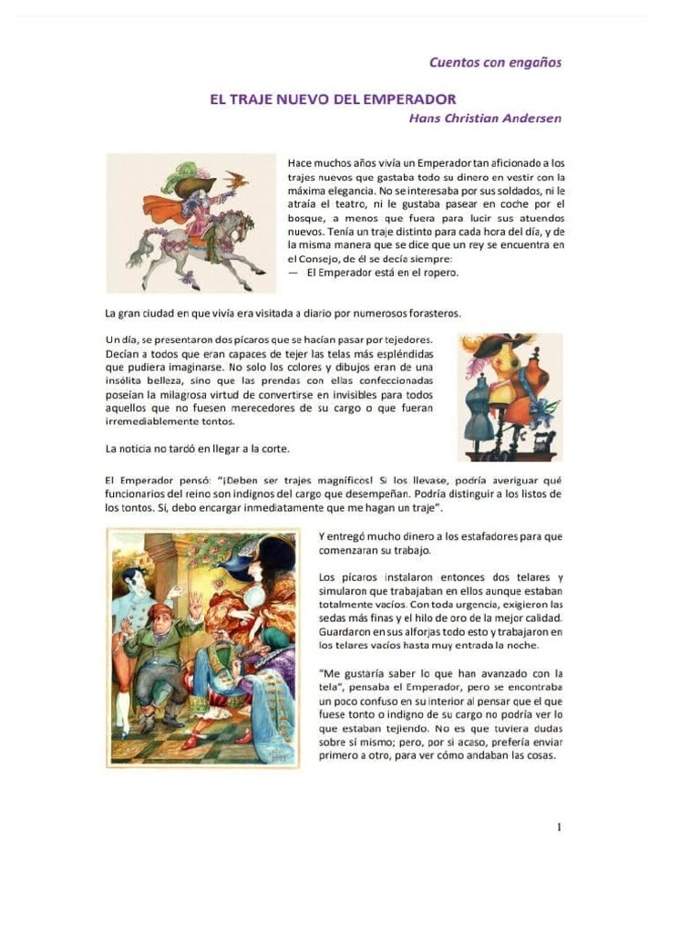 Modulo El Traje Nuevo Del Emperador | PDF