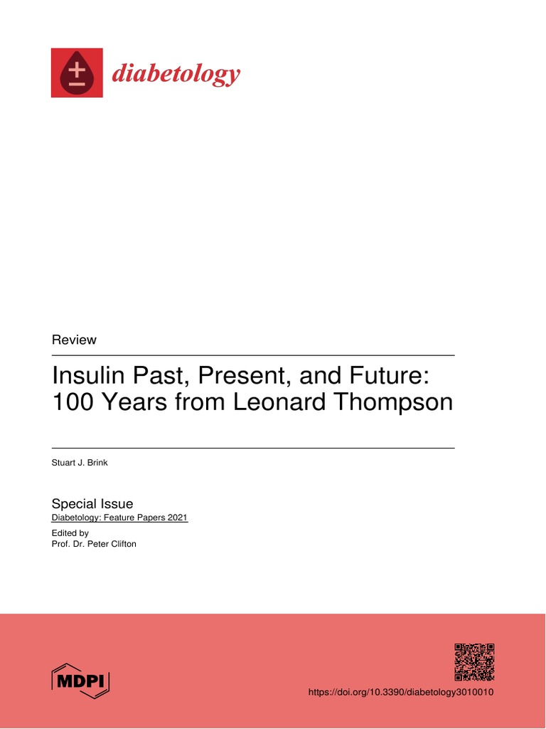 4 Tugas PENGEMBANGAN PRODUK SEDIAAN FARMASI Insulin Past Present Future Ibu Ana Indrayati-1 ...