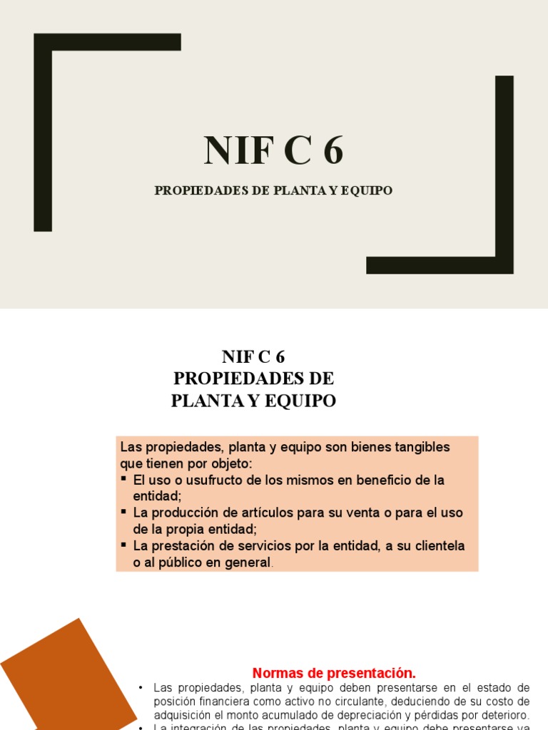 Nif C 6 | PDF | Activo intangible | Economias