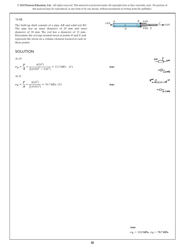 Assignment 1 Solutions | Download Free PDF | Elasticity (Physics) | Young's Modulus