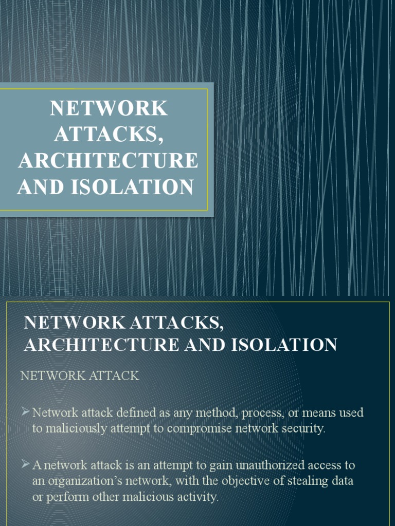 Network Attacks & Isolation Guide | PDF | Computer Network | Network Switch