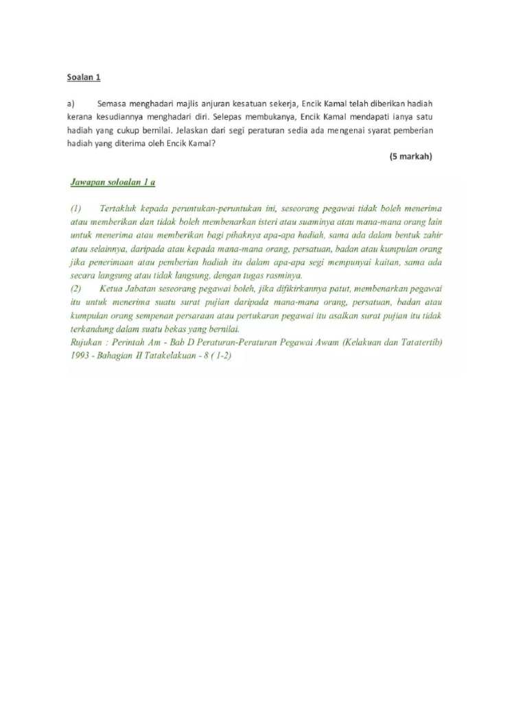 Contoh Soalan KPSL n29 | PDF