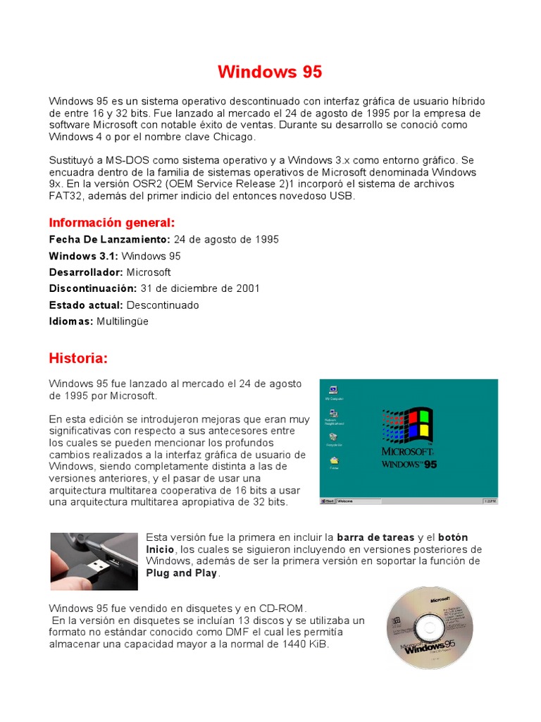 Windows 95 | PDF | Microsoft Windows | Software