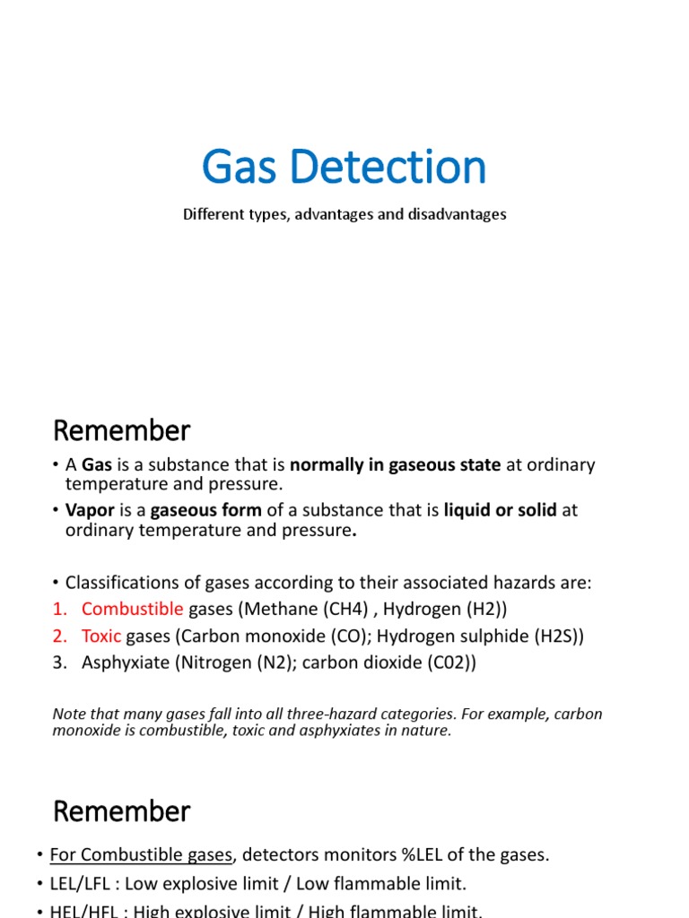 1-Gas Detectors | PDF | Sensor | Infrared