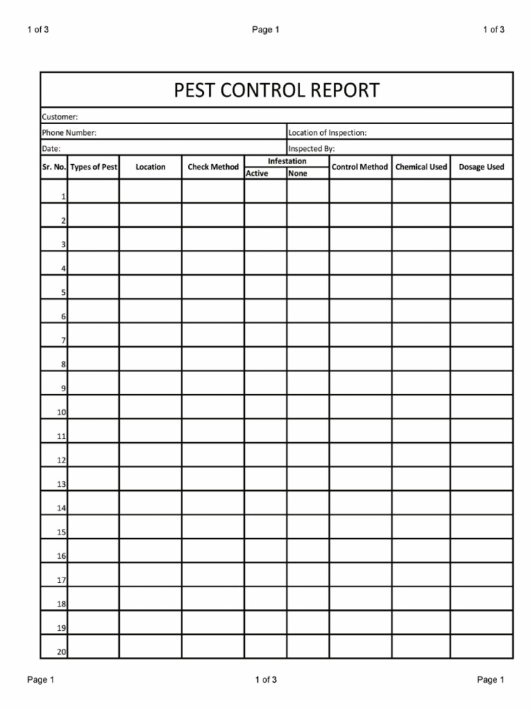 Pest Control Report 4 | PDF