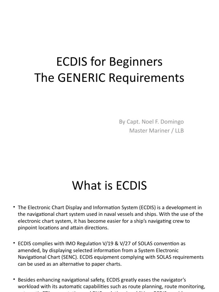 ECDIS For Beginners | PDF | Shipping | Navigation