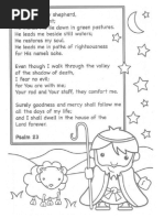 Psalm 23 Word Search | PDF