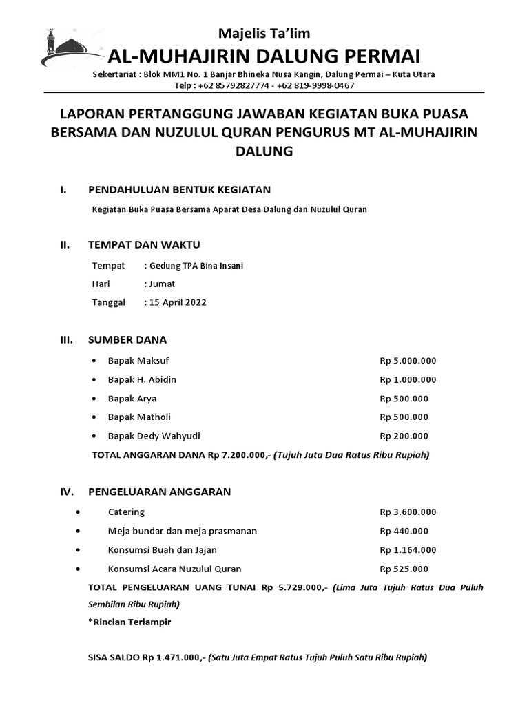 LPJ Bukber 2022 Simple | PDF