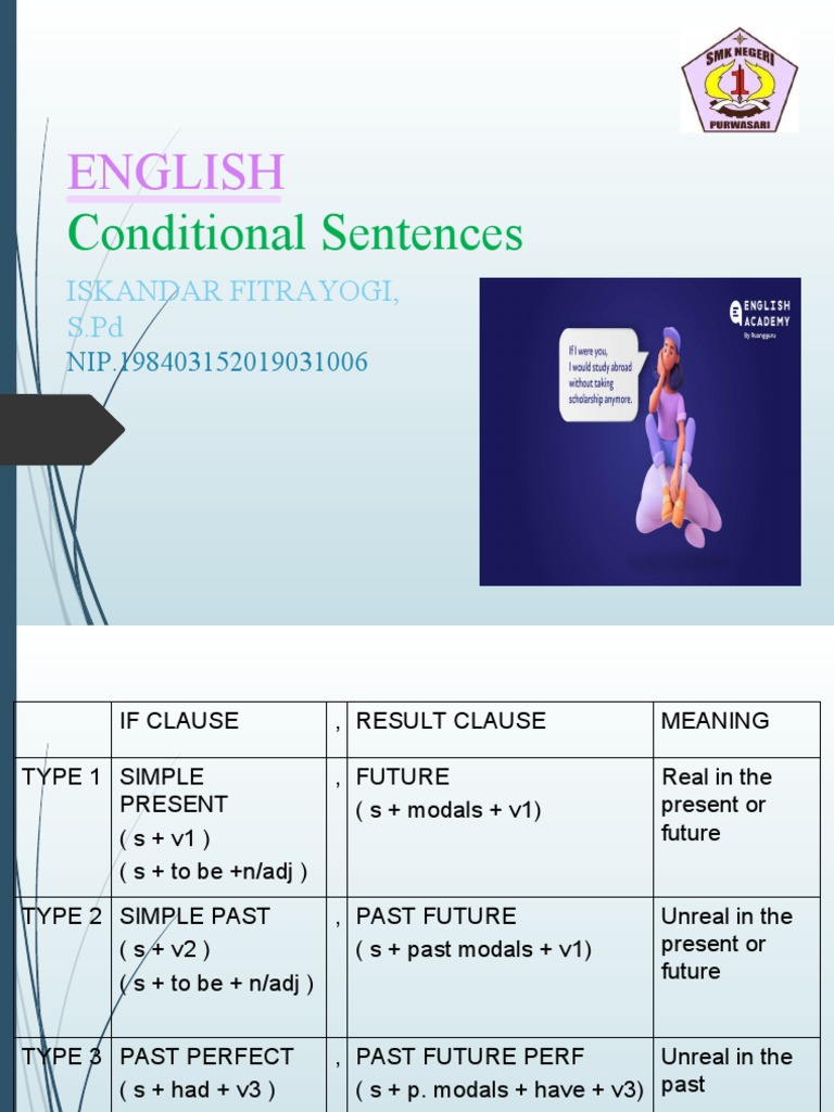 Conditional Sentences Kelas XII SMT 2 | PDF | Language Arts ...