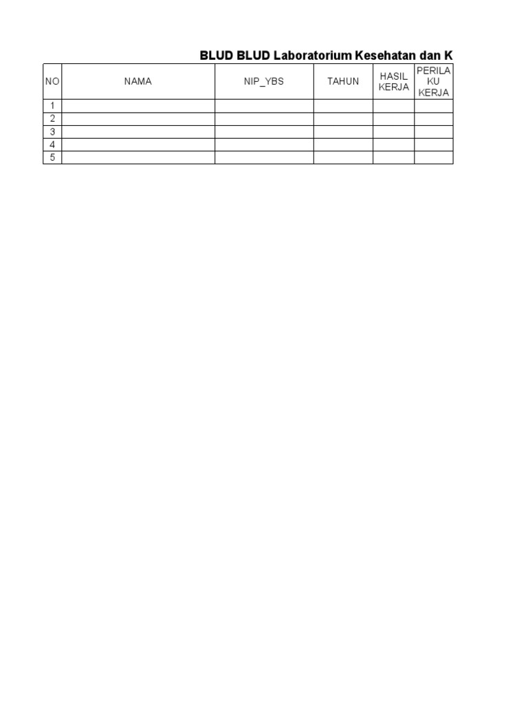 Contoh Format SKP 2022 | PDF